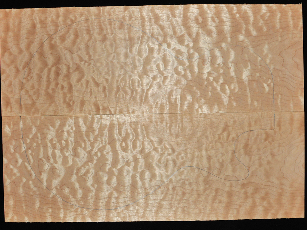 Bookmatched Guitar Tonewood Top Sets, Curly Maple, Quilted Maple, Koa